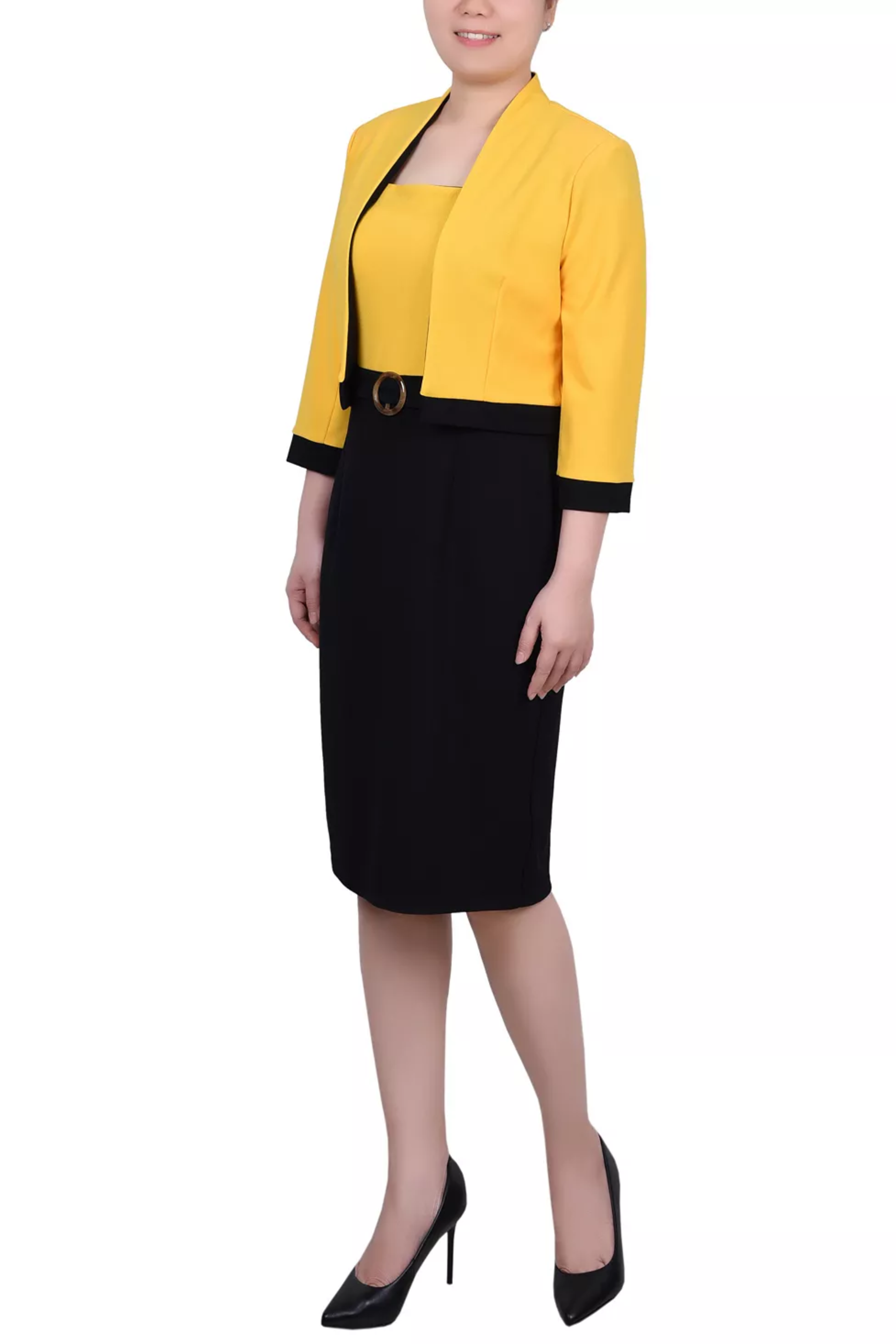 Jacket Dress for Ladies Cropped Jacket and Dress Allen Kay Wholesale ...