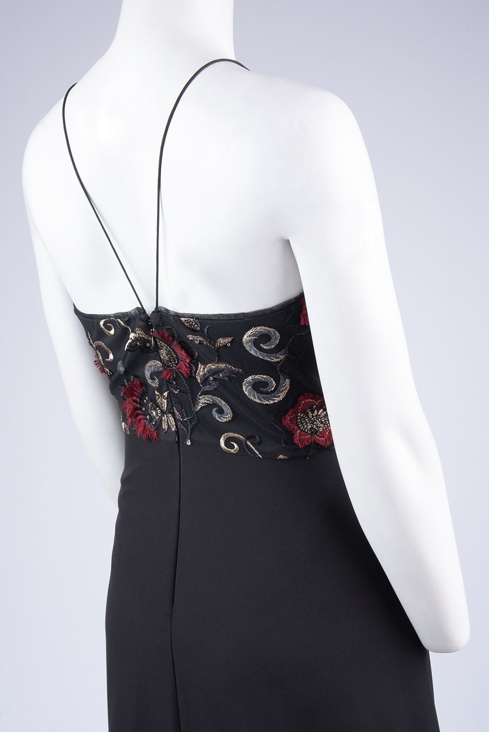 Aidan by Aidan Mattox Floral Embroidered Dress