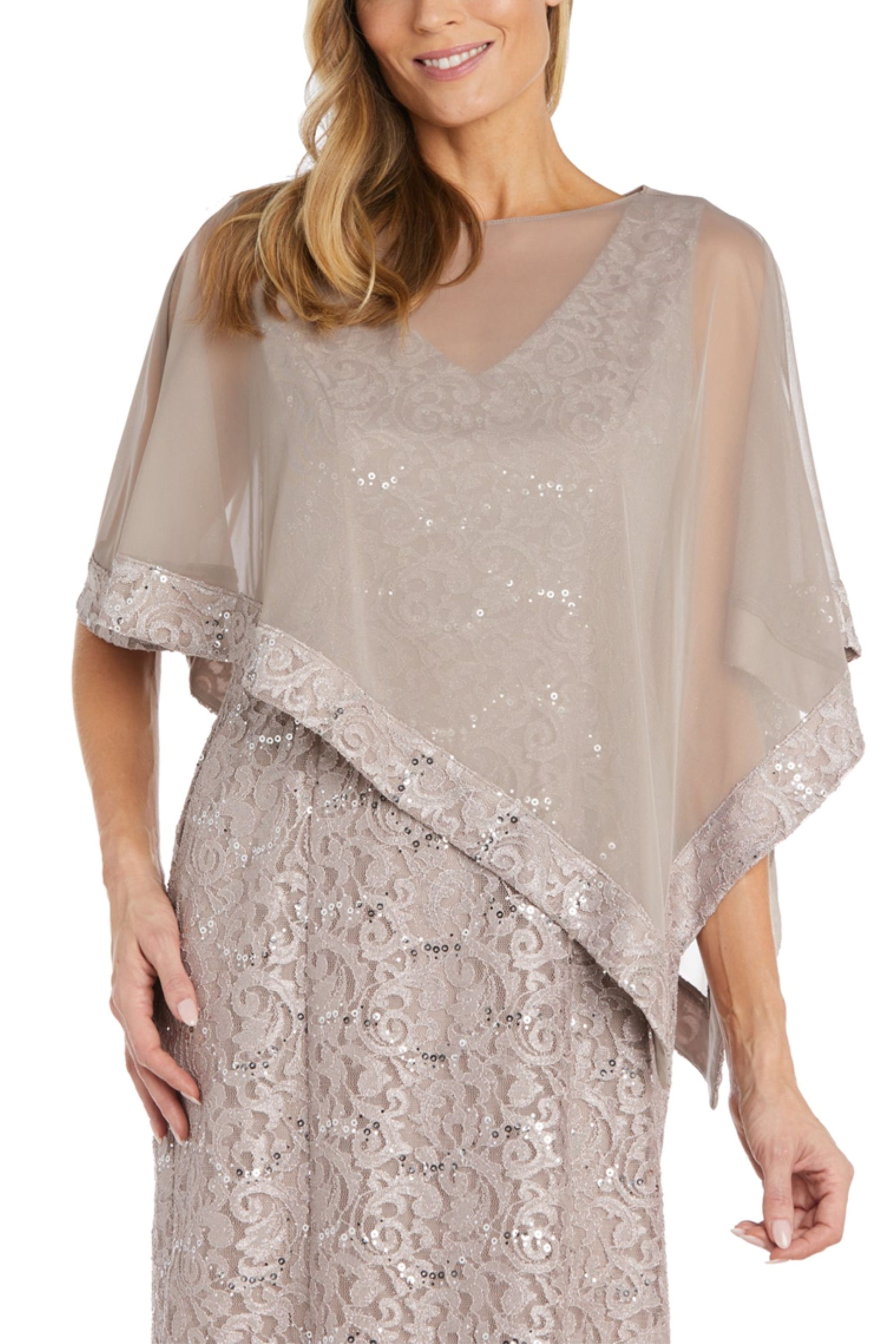 Sequined Sheath Dress Poncho Dress RM Richards Wholesale Clothing Vendors