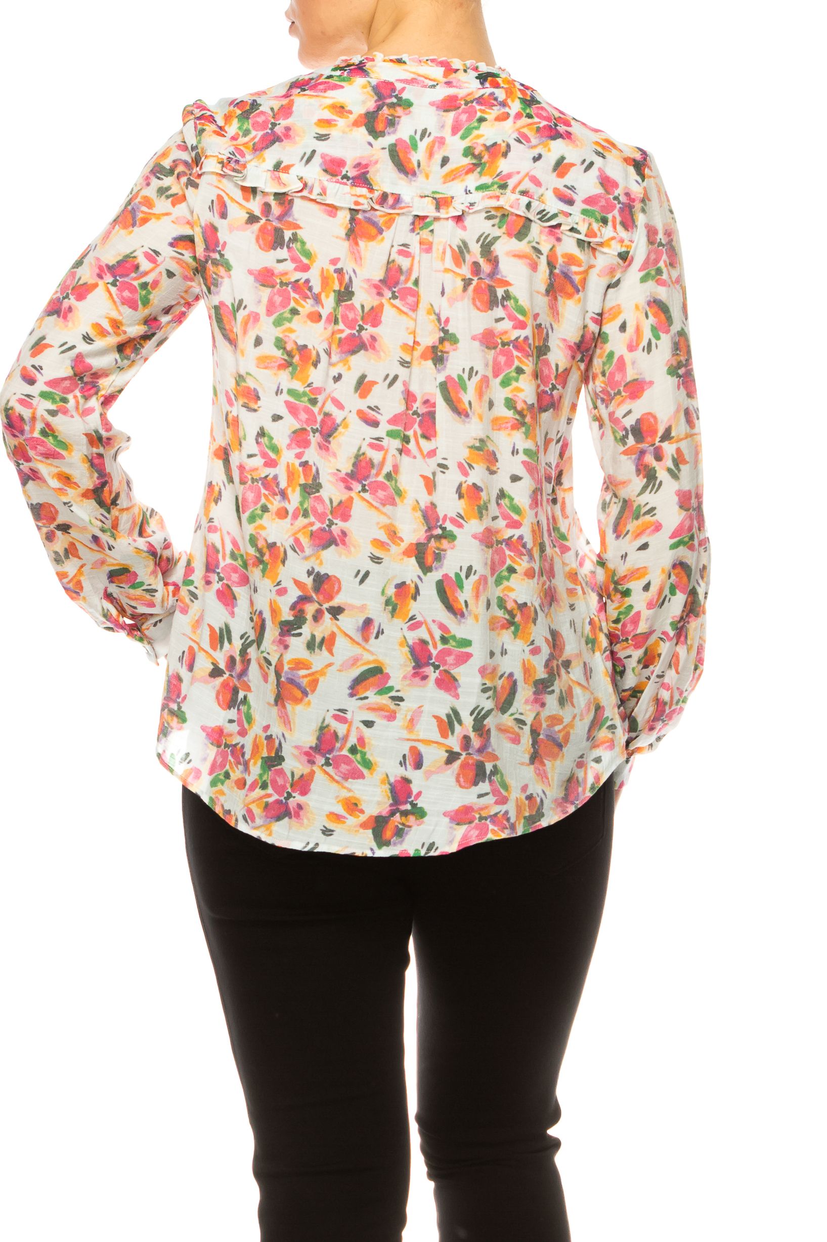 Zac & Rachel Floral Button Down Top